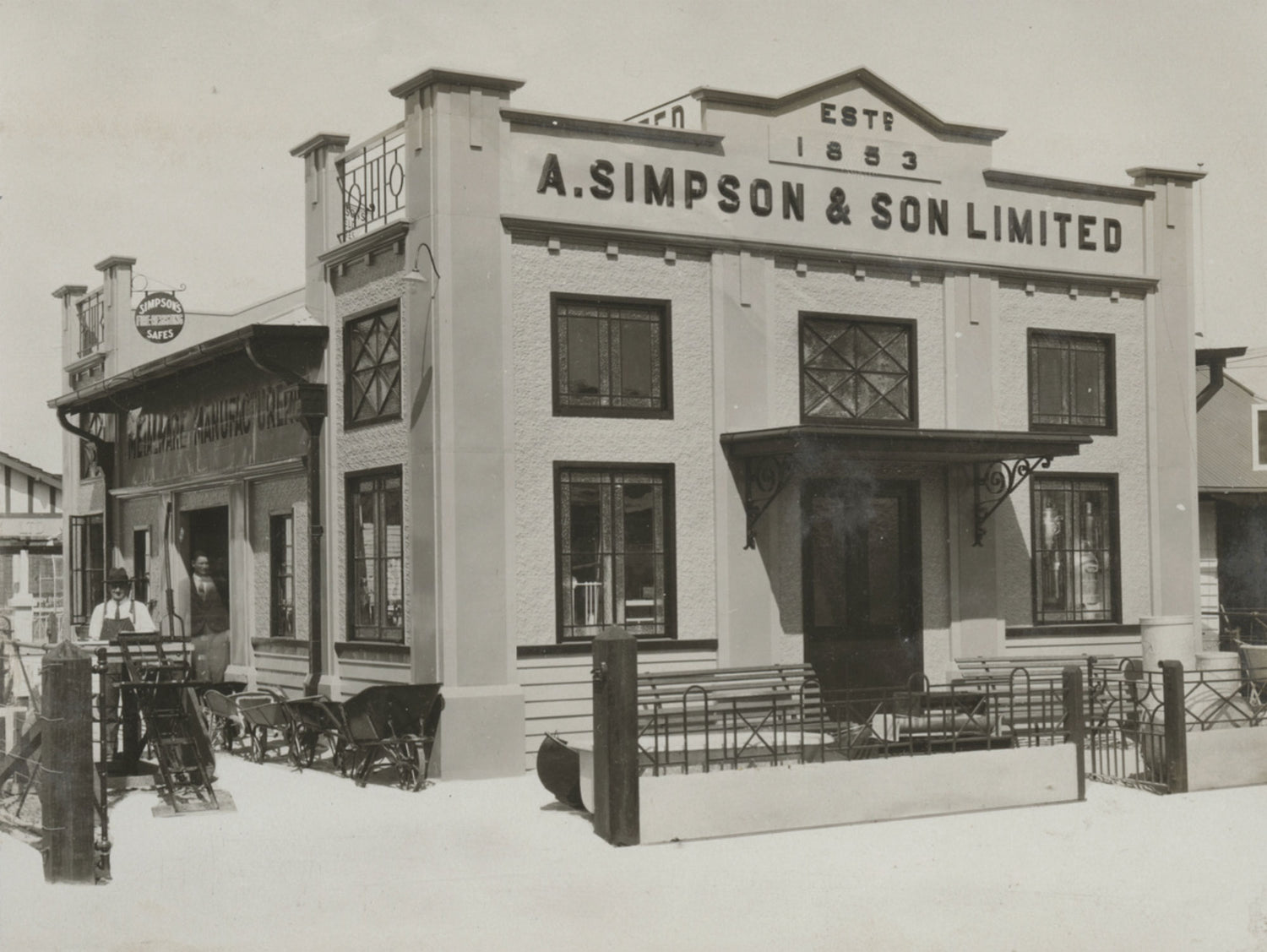A. Simpson & Son Ltd – Adelaide enamel sign makers – Antique Signs