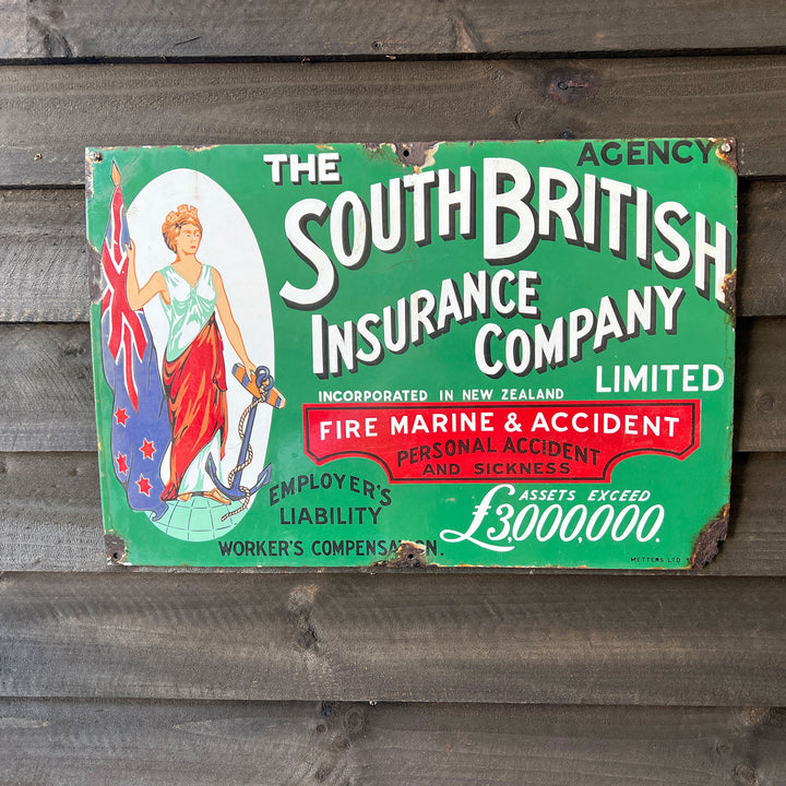 Enamel Insurance Signs – Antique Signs